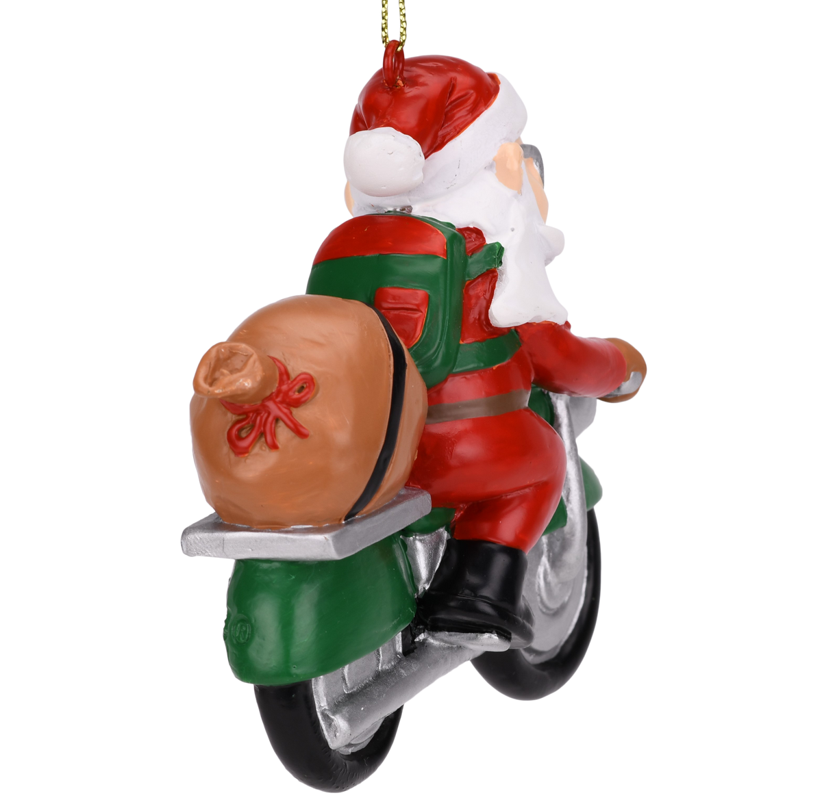 Biker Santa Claus Motorcycle Christmas Tree Ornament| Tree Buddees ...